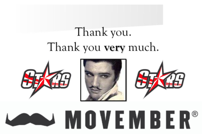Stars Movember Campaign – Thank You!! | North Middlesex Stars